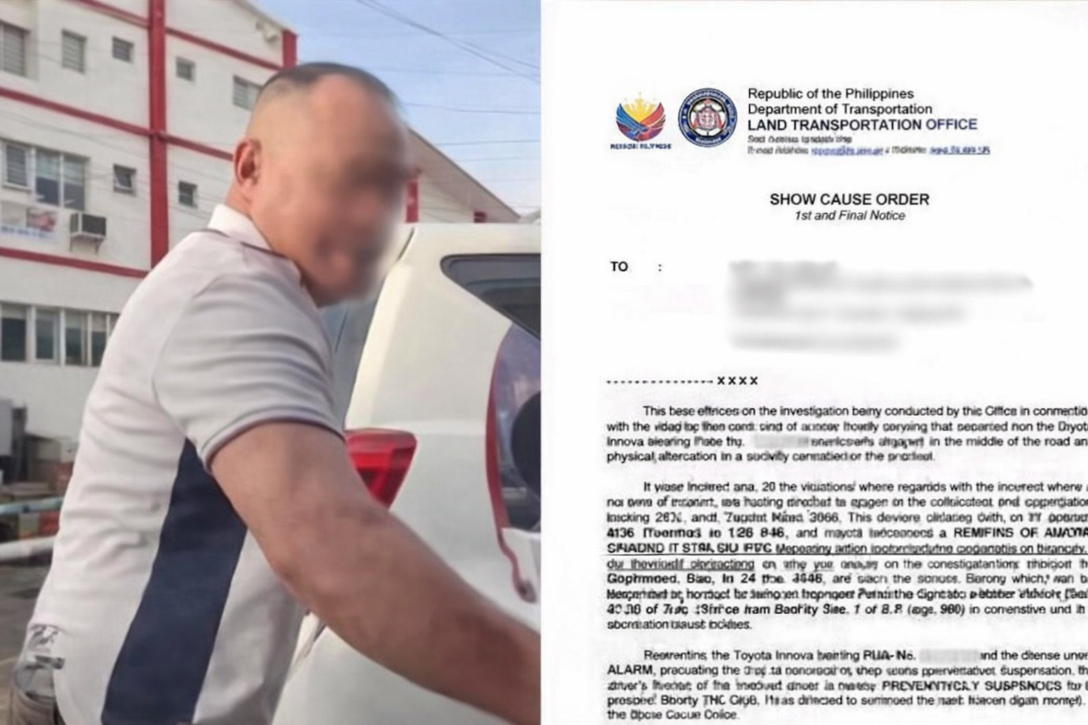 Viral Road Rage Philippines: LTO Probes Government Employee, License ...