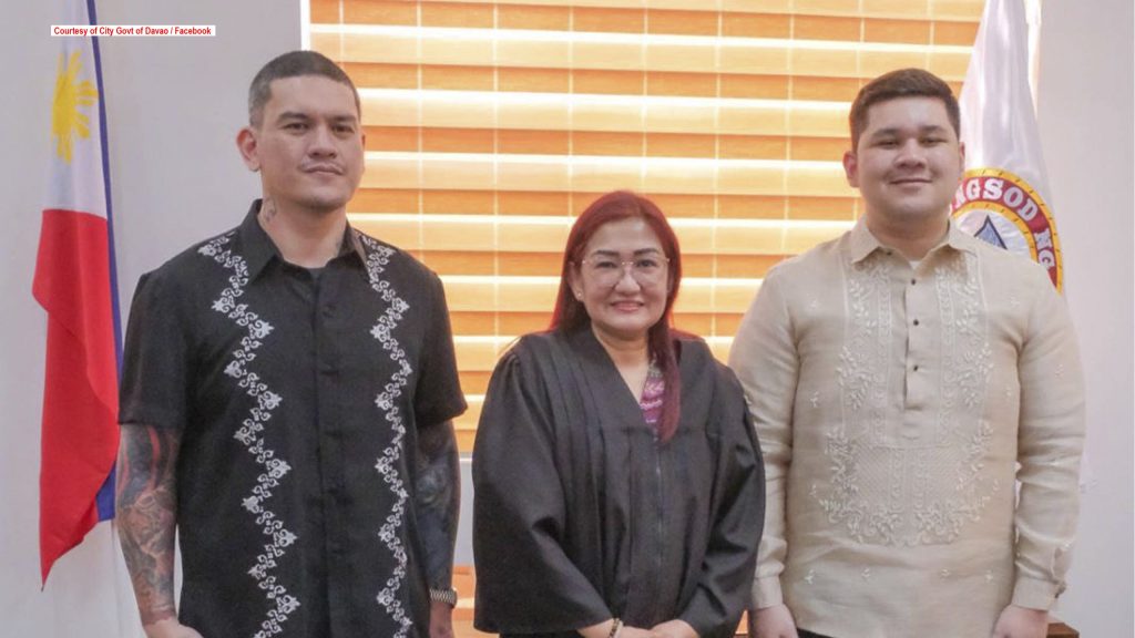 Sebastian Duterte Oath-Taking as Davao City Acting Mayor, Rodrigo ...